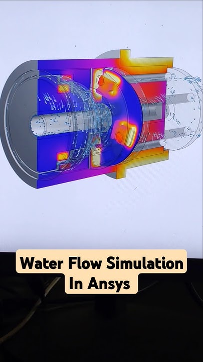 Water Flow Simulation In Ansys |#solidworks | #autocad | #ansys| # ...