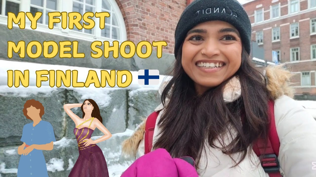 Modeling for the First Time in Finland 🇫🇮 | Fashion Photography BTS # ...