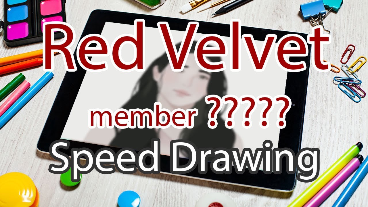 Digital Speed Drawing / Red Velvet member ???? - YouTube