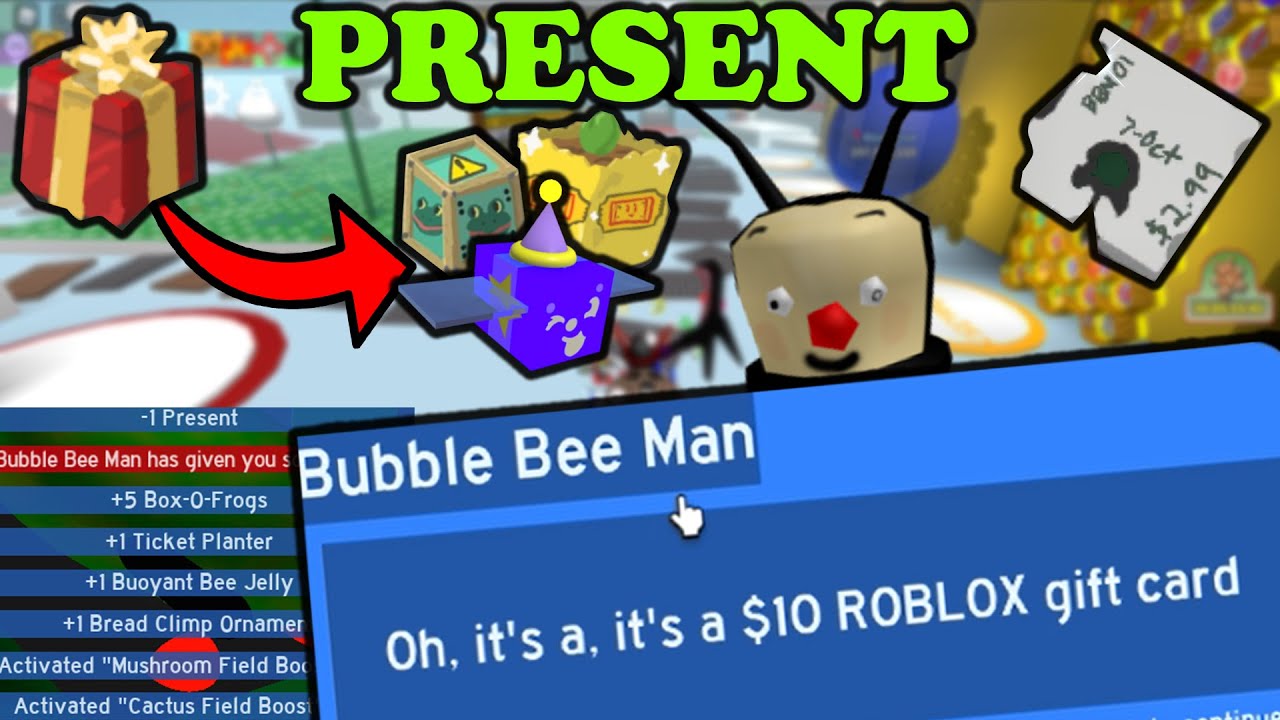 BBM Present Rewards | Bee Swarm Simulator Beesmas 2021 - YouTube