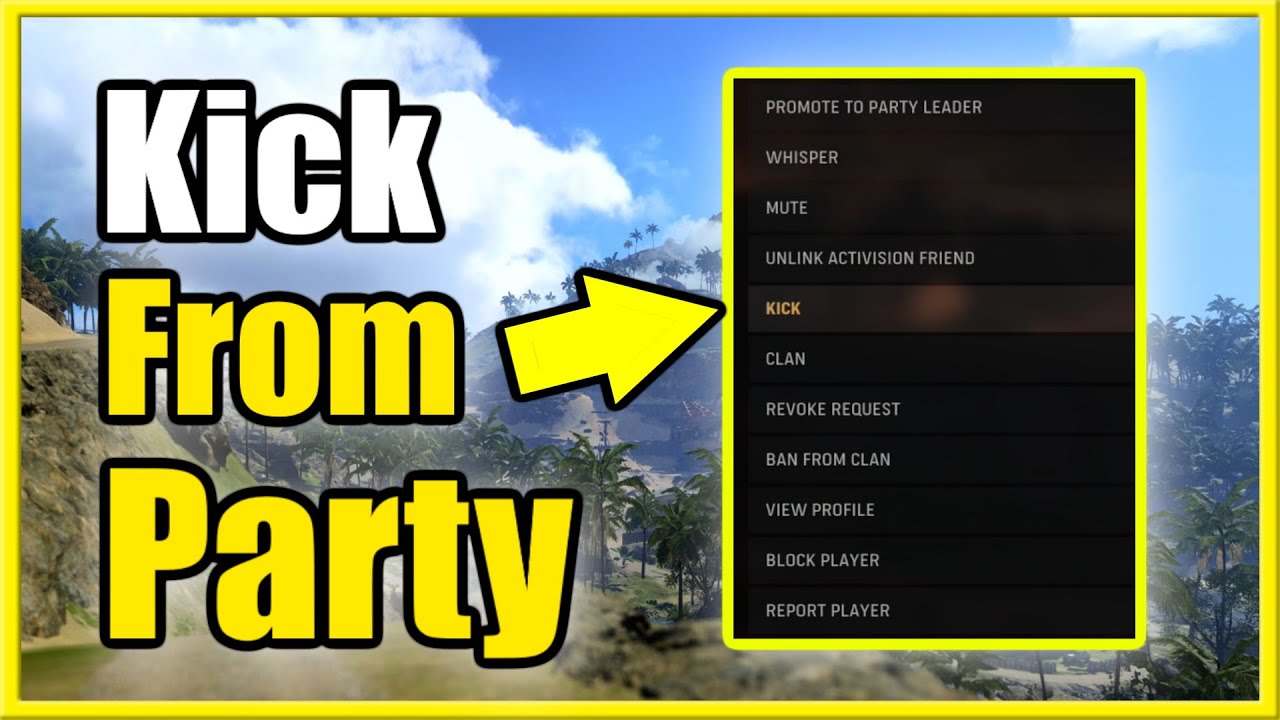 How to Kick Player From Game in Call of Duty Vanguard & Warzone (PS4 ...