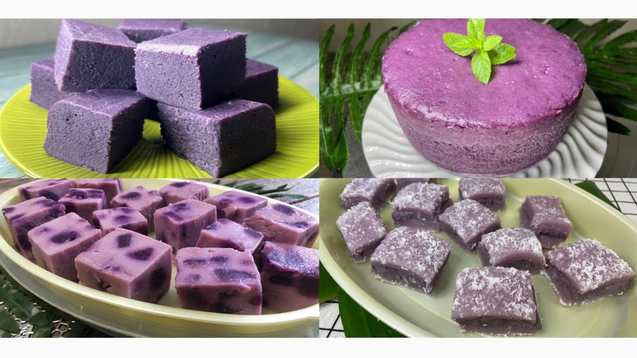 4 Purple Sweet Potato Cake Recipes 4 YouTube 4-purple-sweet-potato-cake-recipes-4-youtube