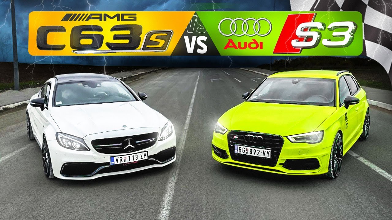 C63s vs S3 STAGE 2 - TRKA! - YouTube