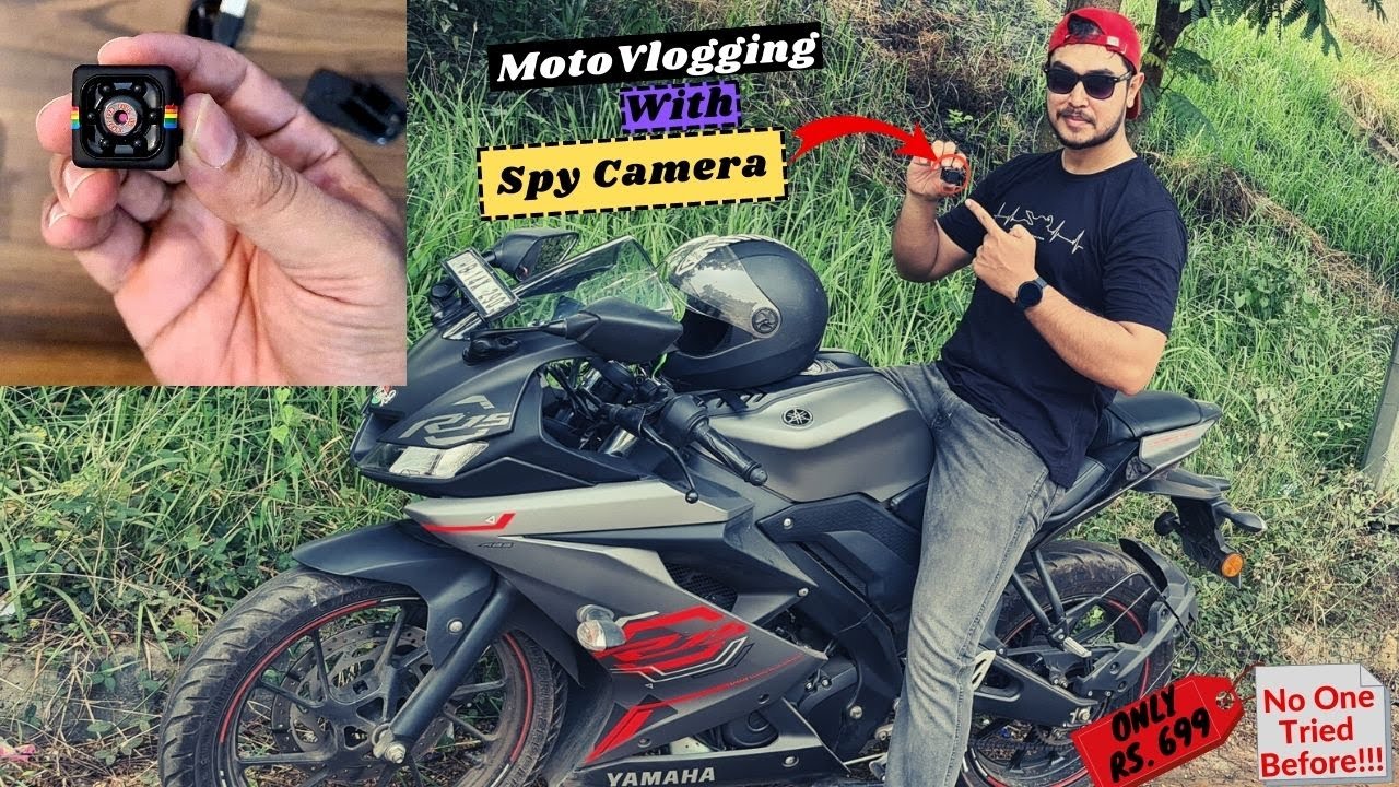 Moto Vlogging With A Spy Camera 🕵| Only @Rs.699 | - YouTube