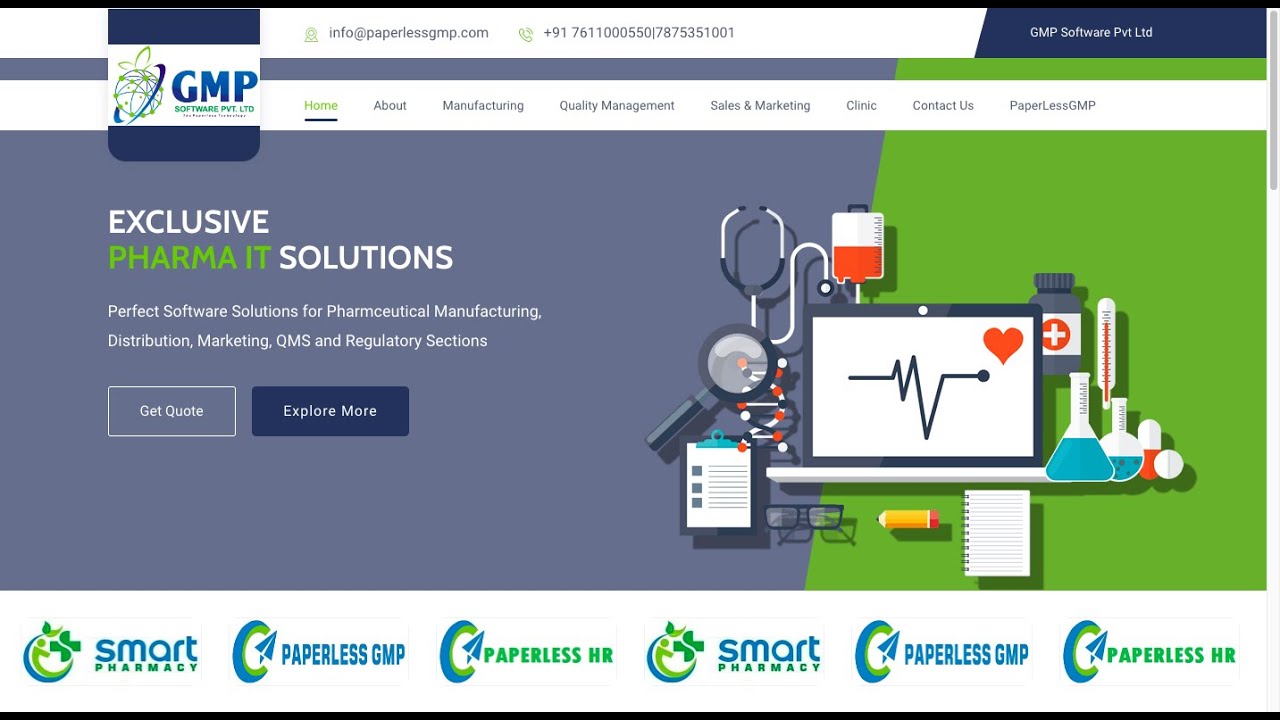 PaperLess GMP Software Intro Demo - YouTube