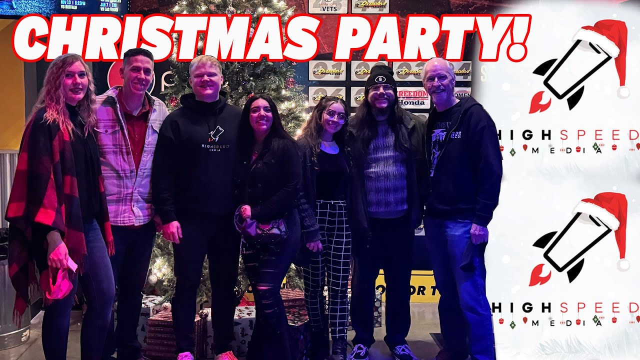 A High Speed Christmas Party! Eating Underground and Racing Go Karts ...