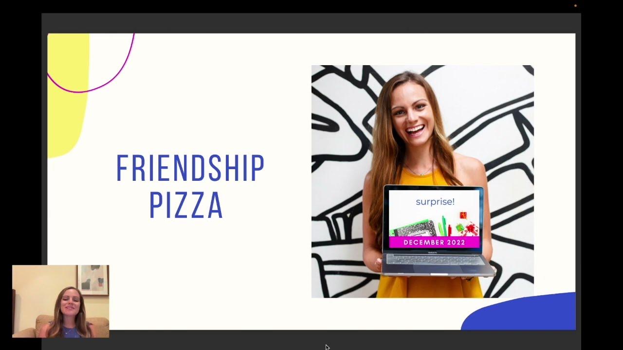 Friendship Pizza Elementary Friendship Craft with Digital Version - YouTube