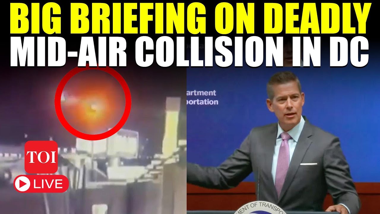 LIVE I Trump Aide's Big Briefing On CAUSE Of Deadly DC Mid-Air ...