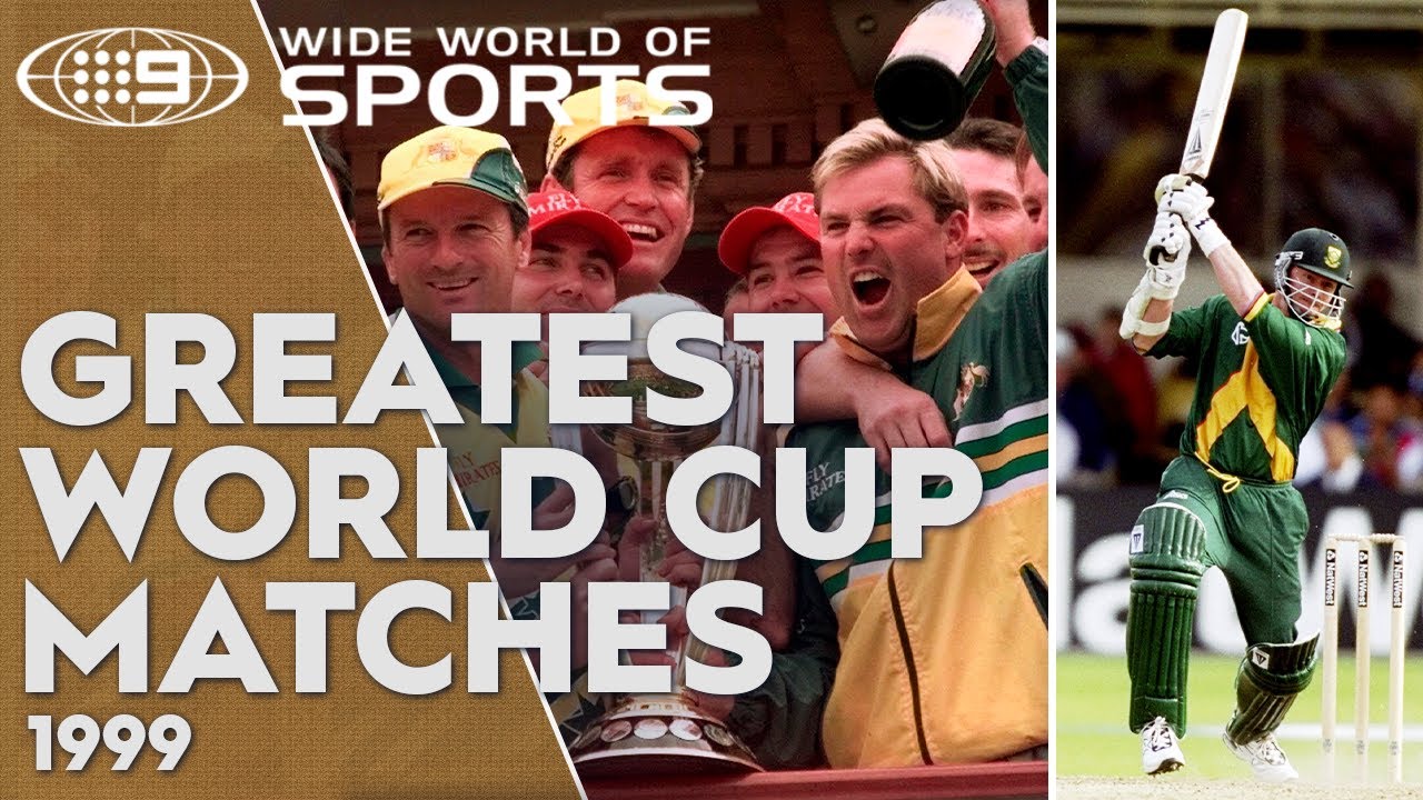Australia & South Africa play two unforgettable matches - 1999 ICC ...