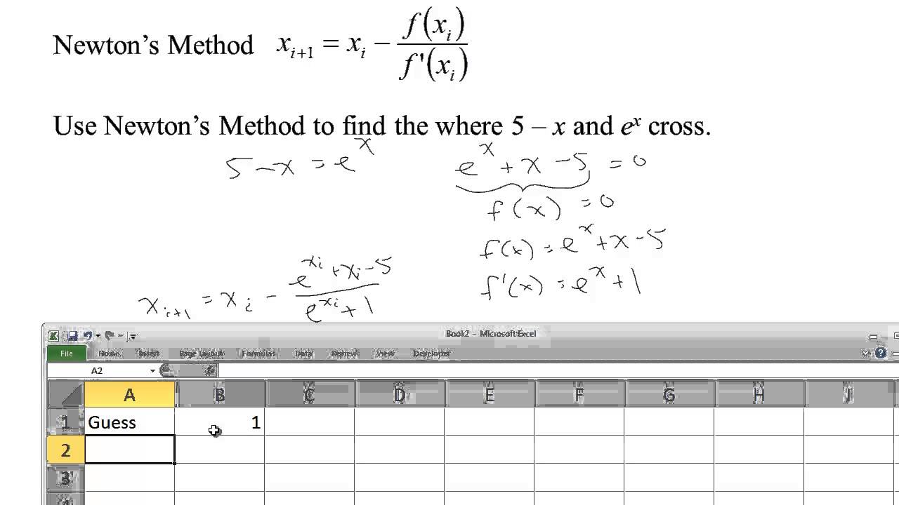 4.7-1 Newton's Method and Two Examples - YouTube