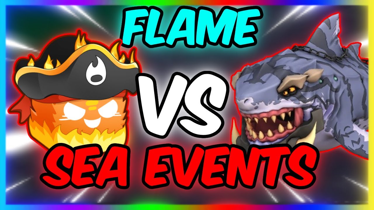 FLAME VS SEA EVENTS | Blox Fruits - YouTube