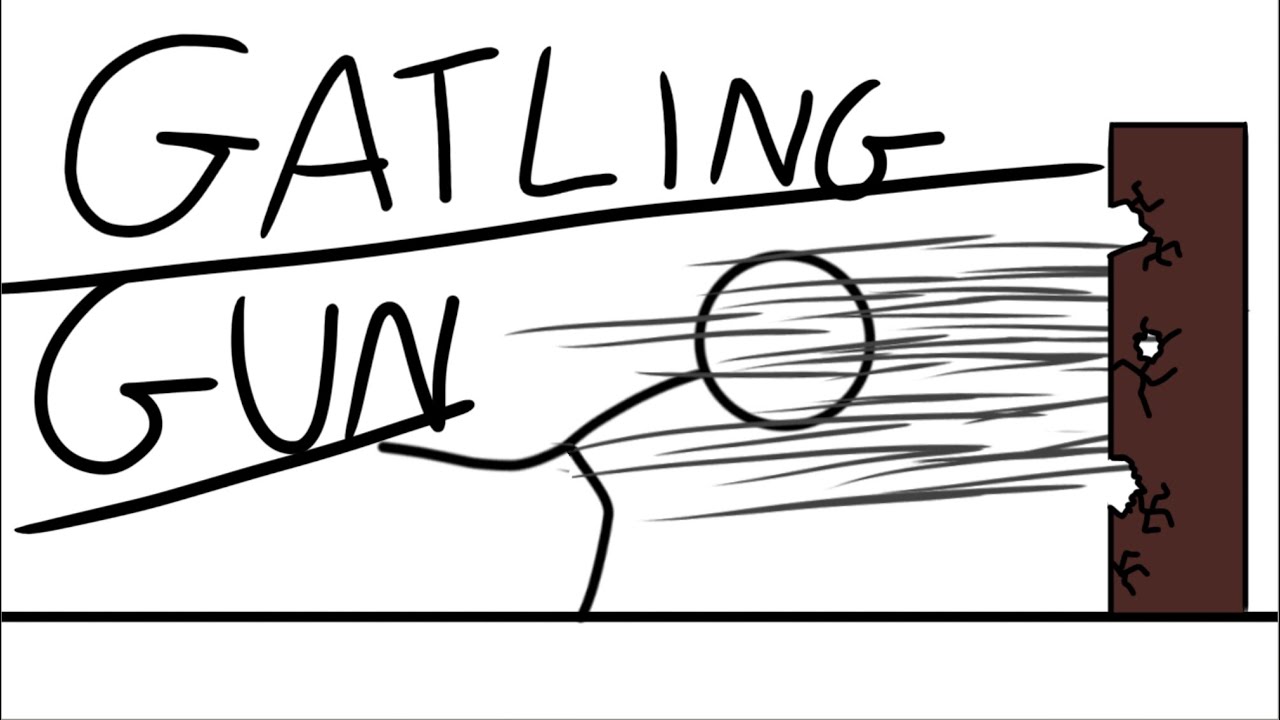 Luffy Gatling gun animation - YouTube