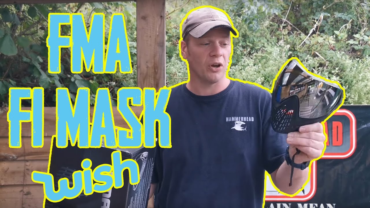 A quick look at the questionable FMA F1 mask from Wish - YouTube