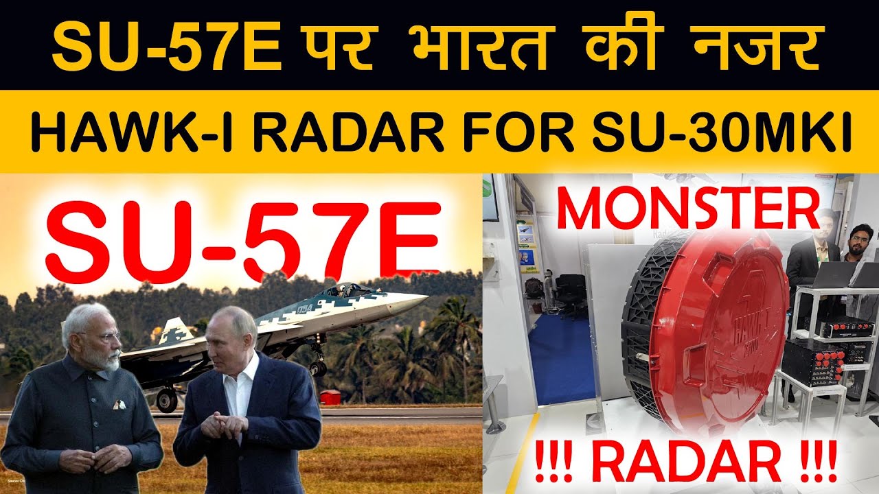 Indian Defence News:Super Sukhoi Monster Radar,Su-57E Make in india ...