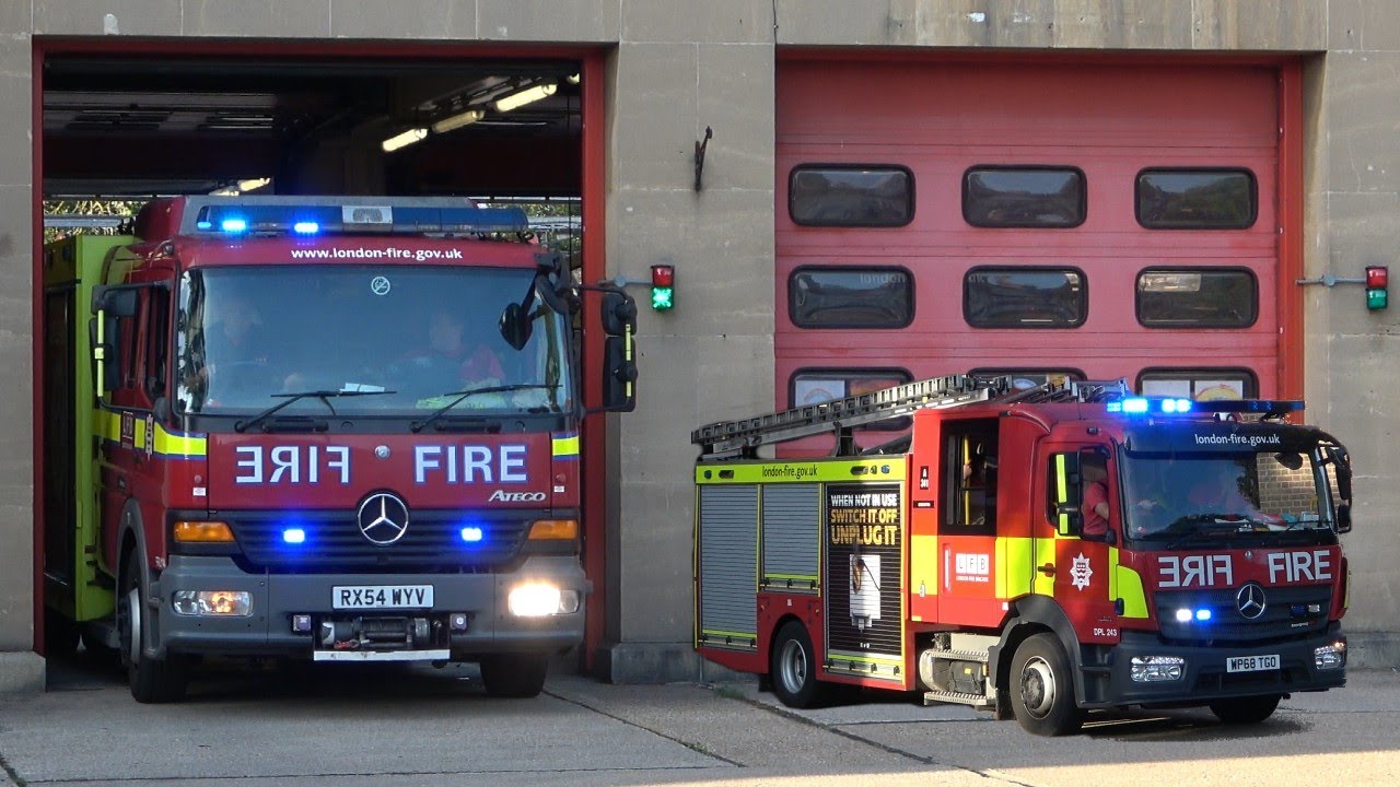 A341 A346 Edmonton - London Fire Brigade Mk1 Fire Rescue Unit + Pump ...