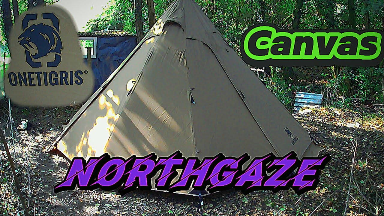 ONETIGRIS NORTHGAZE Canvas Set Up For The Winter LIVING OUTSIDE 🏴󠁧󠁢󠁷󠁬󠁳󠁿 - YouTube
