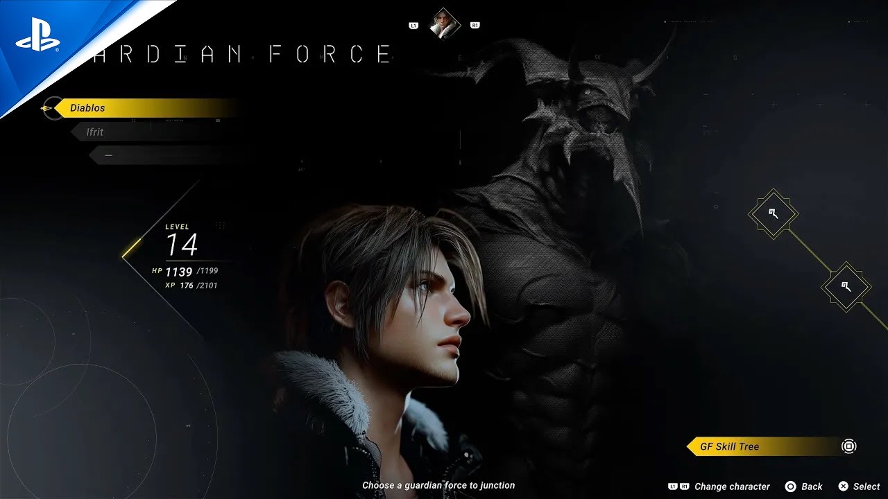 Final Fantasy VIII Remake: UI [Guardian Forces] - YouTube