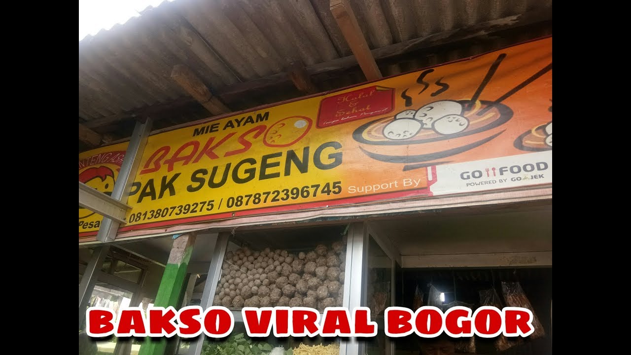 Bakso Pak Sugeng viral BOGOR - YouTube
