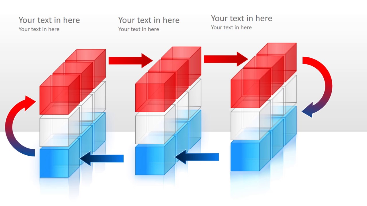 3D Cubes Keynote charts How make Infographic 3D Cubes for presentation ...