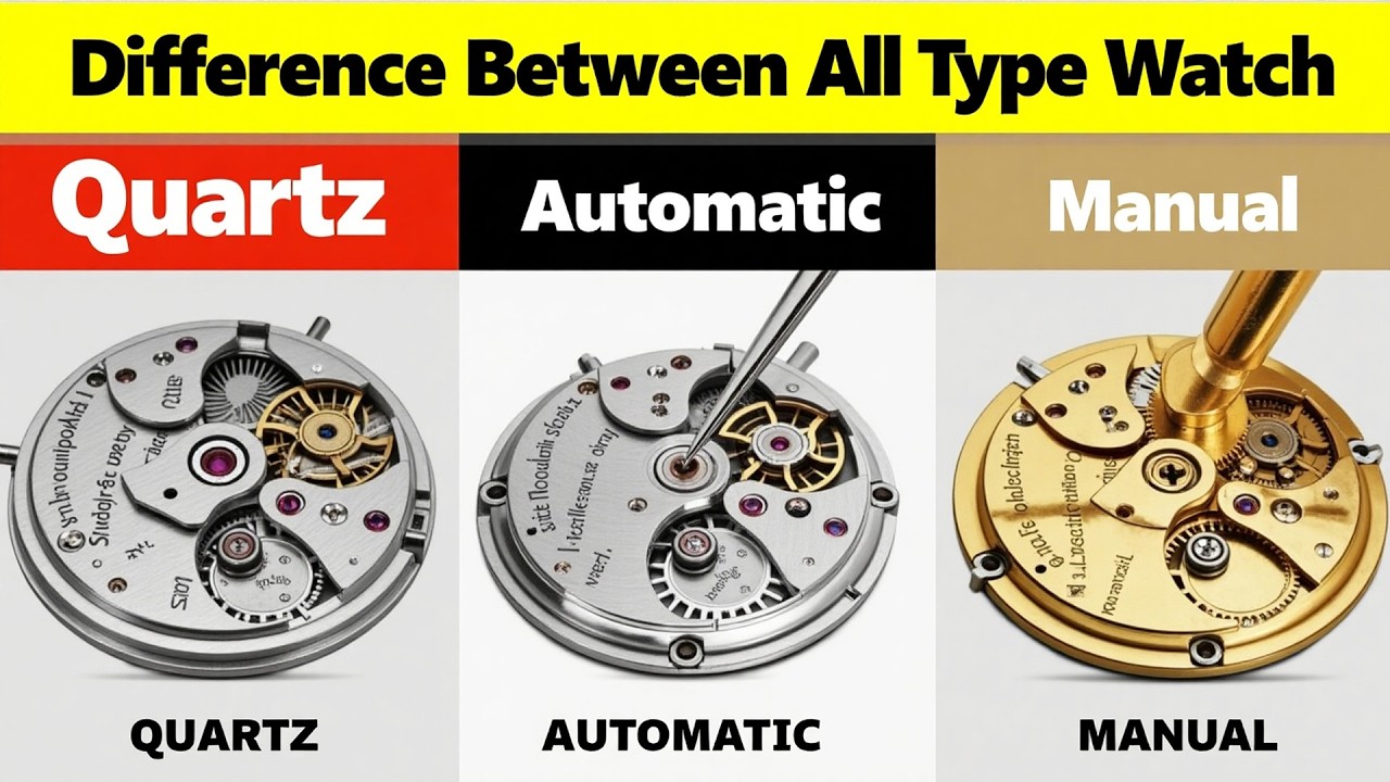 Quartz vs Automatic vs Manual – Which Watch Should You Buy? - YouTube