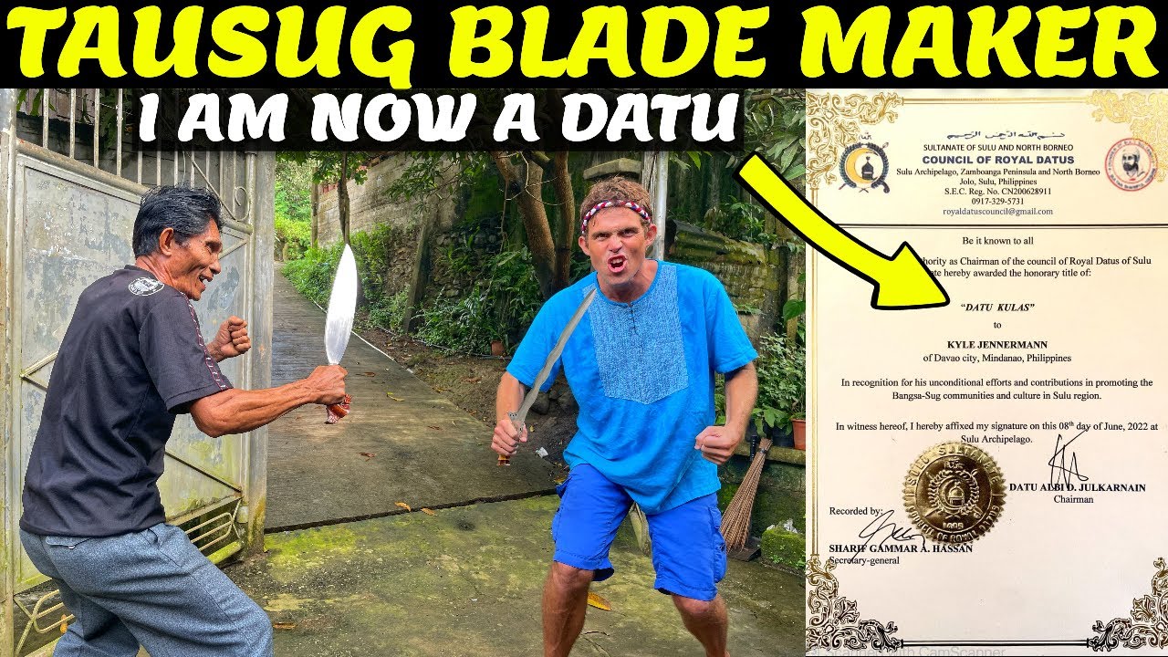 TAUSUG BLADES IN BASILAN - Sulu Royal Council Makes me Datu Kulas ...