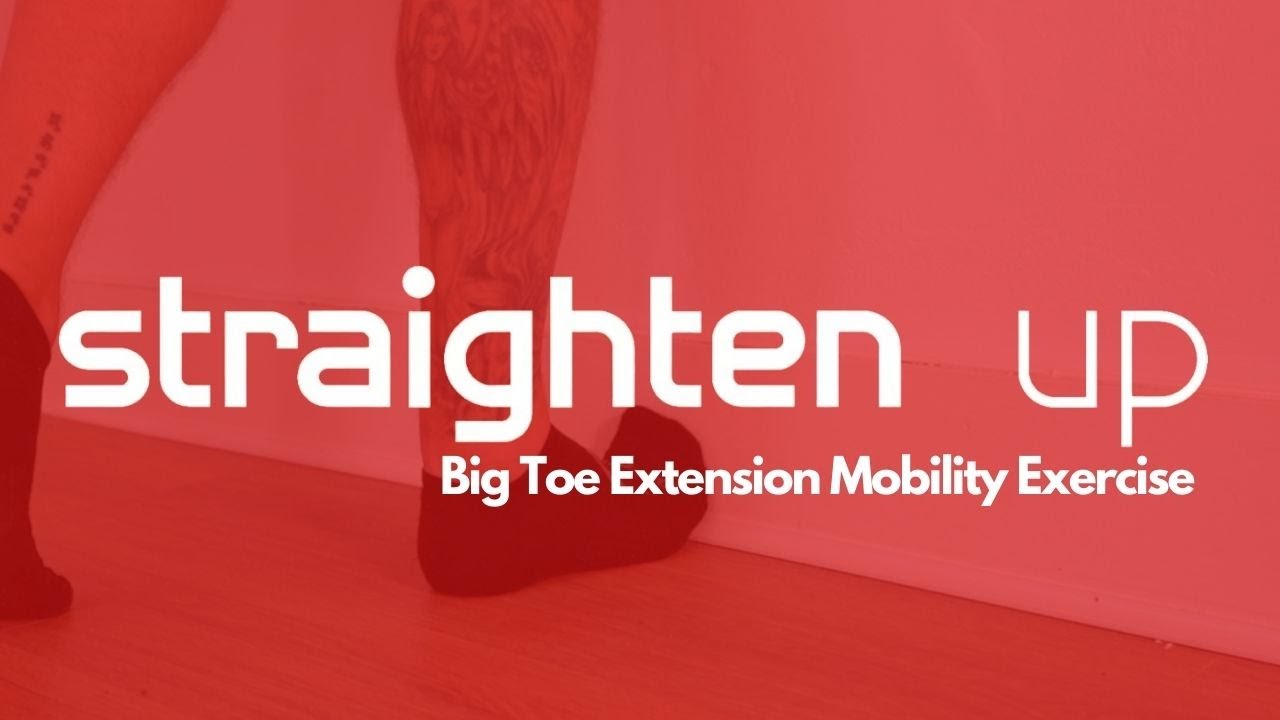 Big Toe Extension Mobility Exercise - YouTube