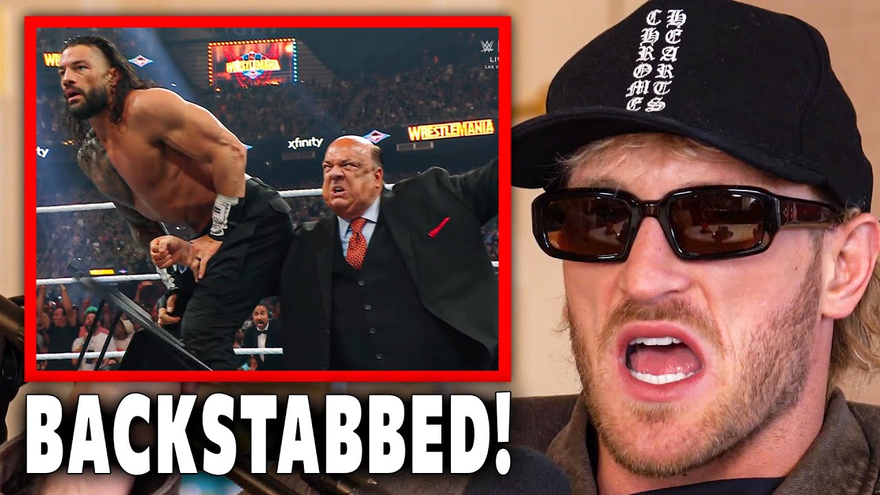 "You Sicko!" - Logan Paul RAGES at Paul Heyman BACKSTABBING Roman ...
