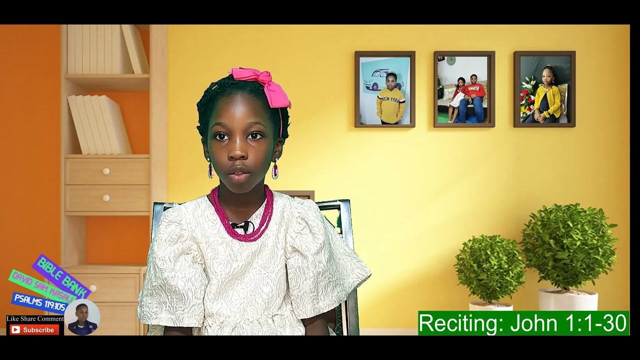 Deborah - Reciting John 1:1-30 (Bible Recitation) - YouTube