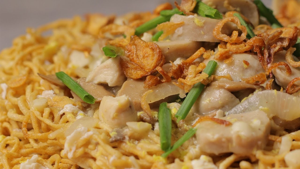 Resep I Fu Mie Ayam Jamur - YouTube