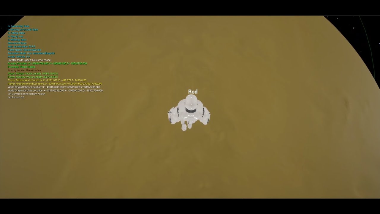 Atlantica Worlds Planetary Gravity In Unreal Engine 5 Ue5 Youtube