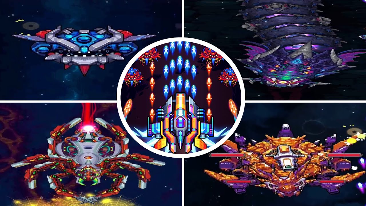 Galaxiga All Bosses | Falcon games studio - YouTube