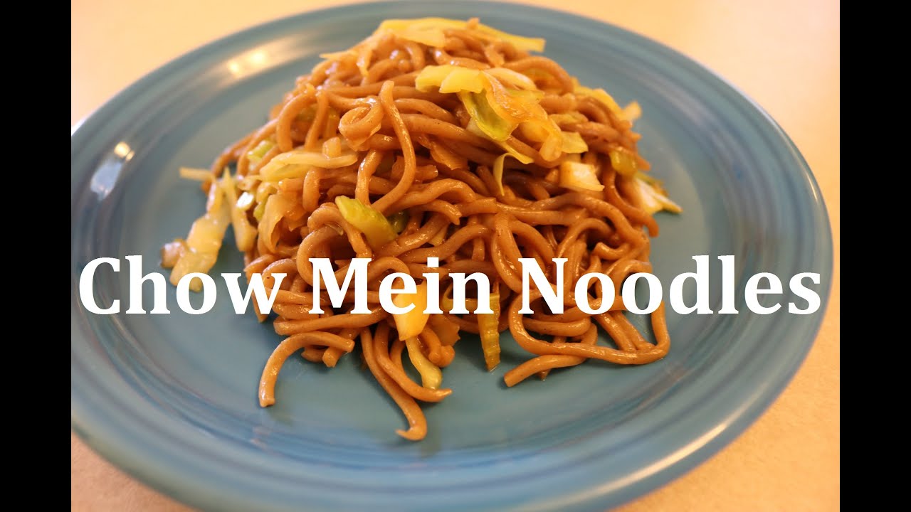 Quick Chow Mein Noodles Recipe - YouTube