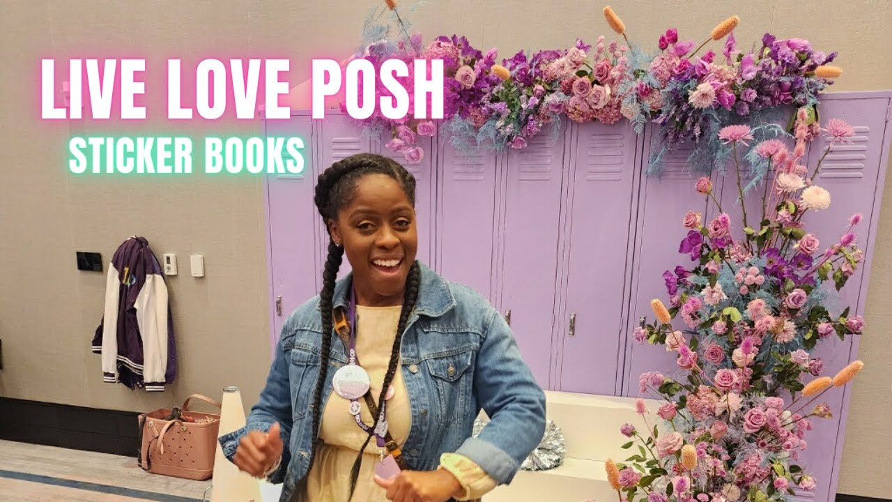 NEW*STICKER BOOK FLIP THROUGH | LIVE LOVE POSH | Go Wild Pop Up Shop ...