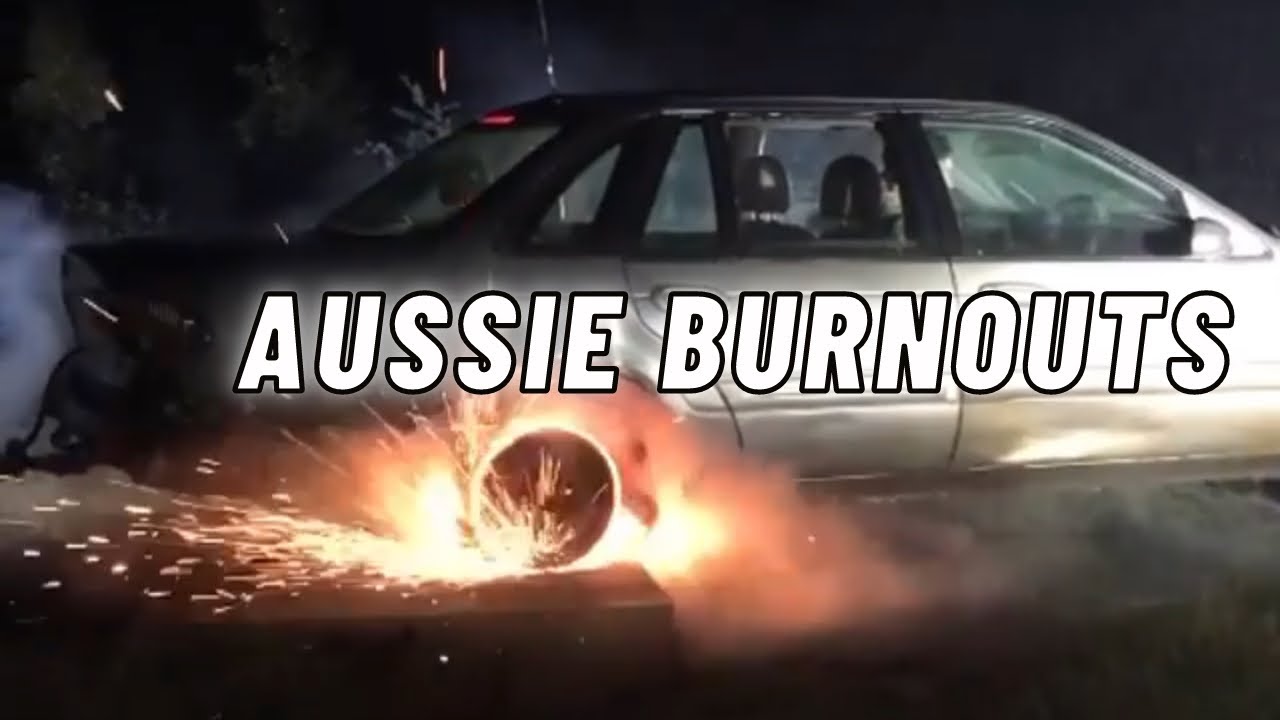 AUSSIE BURNOUTS COMPILATION - YouTube