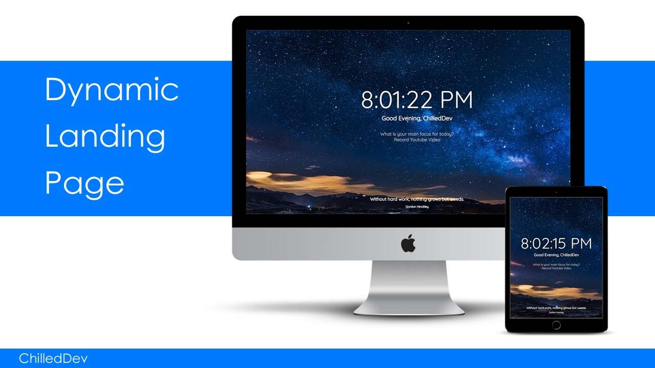 Dynamic Landing Page Momentum Clone YouTube Dynamic Landing Page Momentum Clone YouTube