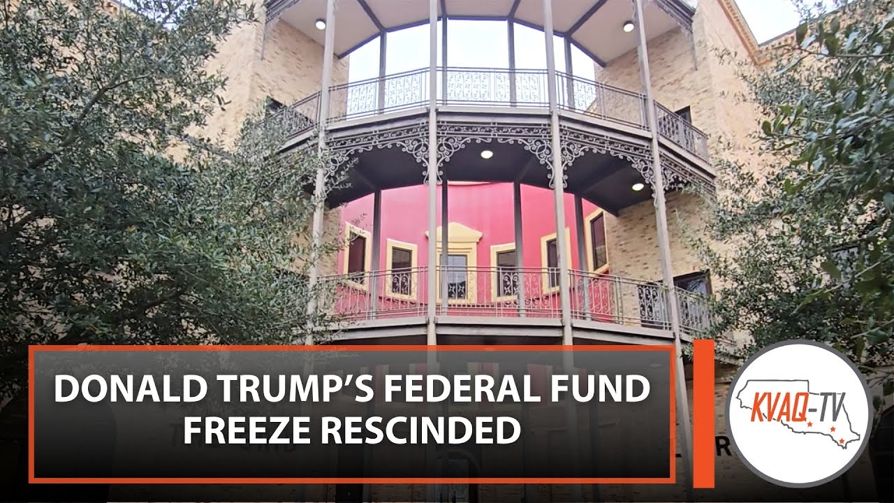 Donald Trump’s federal fund freeze rescinded - YouTube