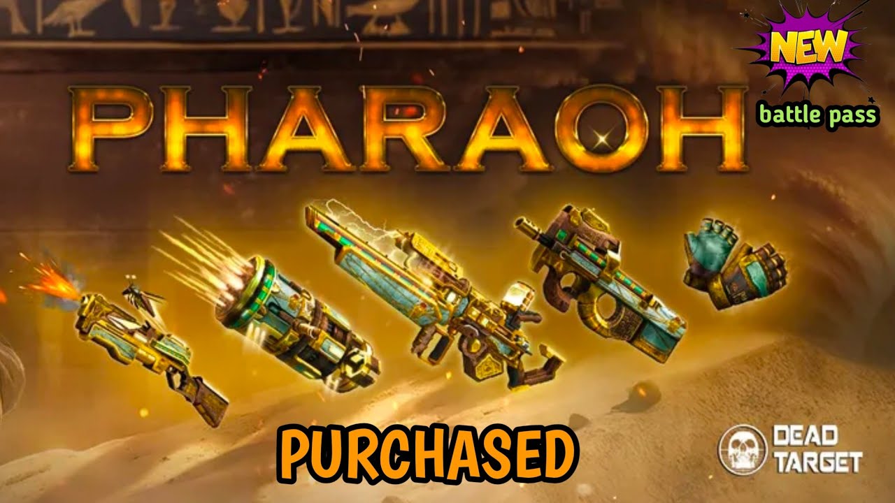 Dead Target Zombie Pharaoh Event Purchased | Collect all skins of ...