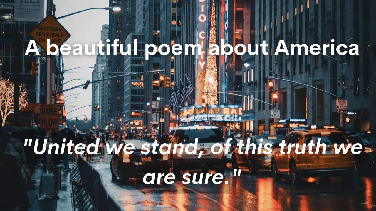 A Beautiful Poem about America || A awesome Poetry about America ...