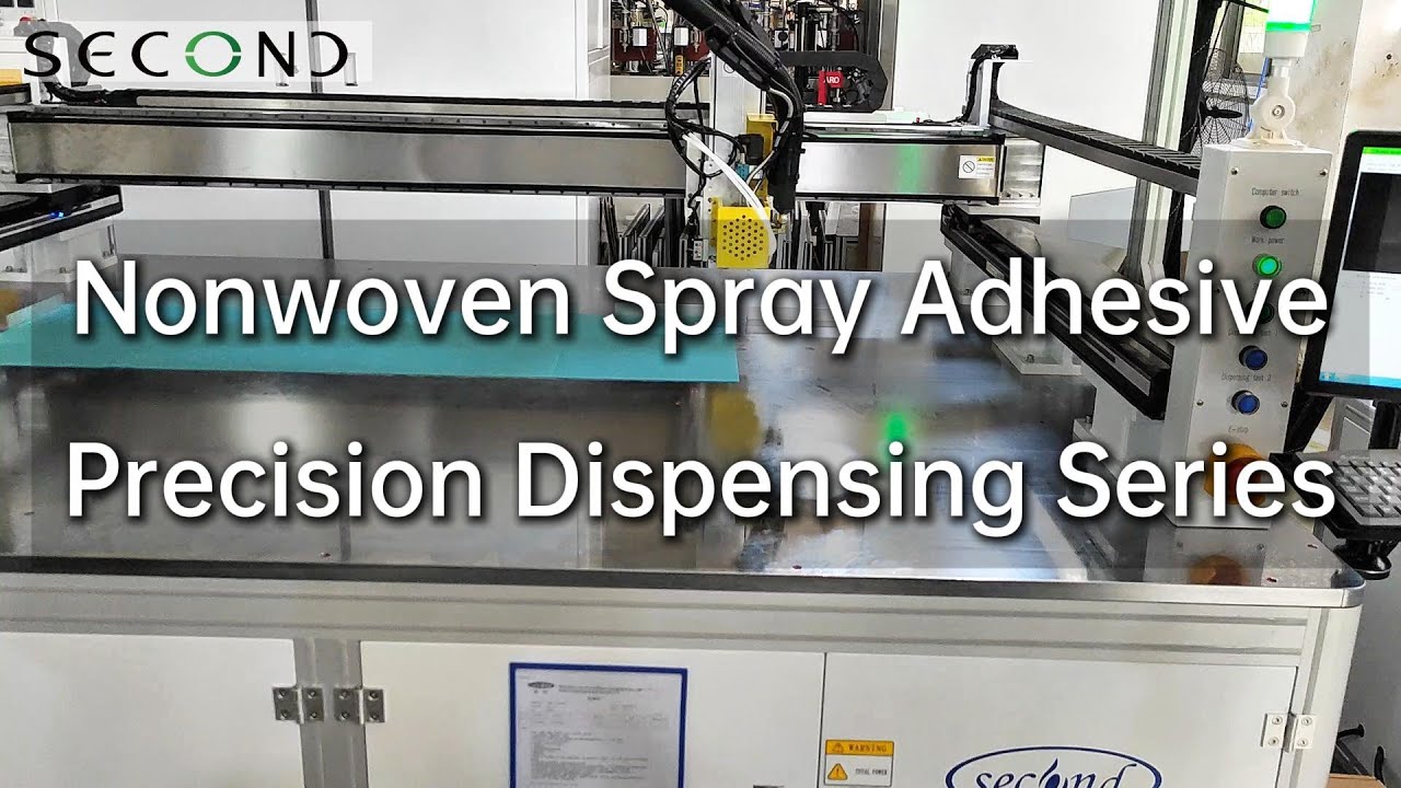Nonwoven Spray Adhesive-auto glue dispenser machine - YouTube