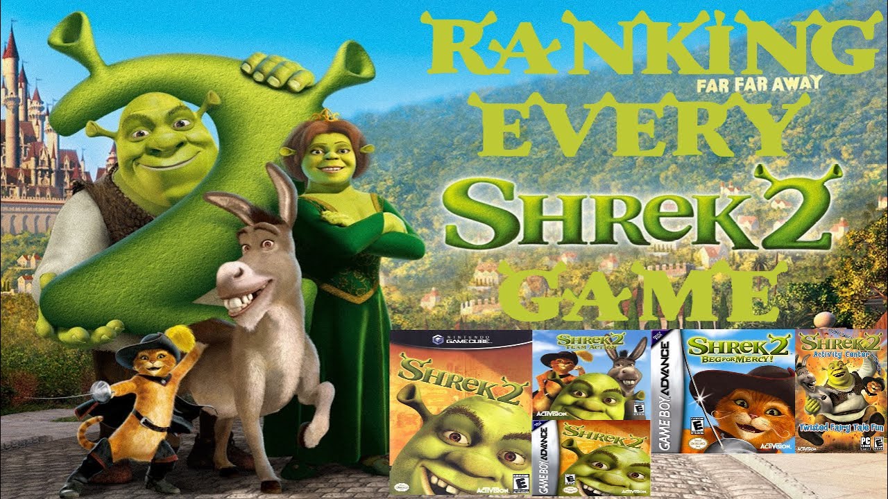 Ranking EVERY Shrek 2 Game From WORST TO BEST (Top 6 Games) - YouTube