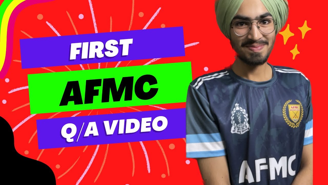 FIRST Q/A AFMC SERIES - YouTube