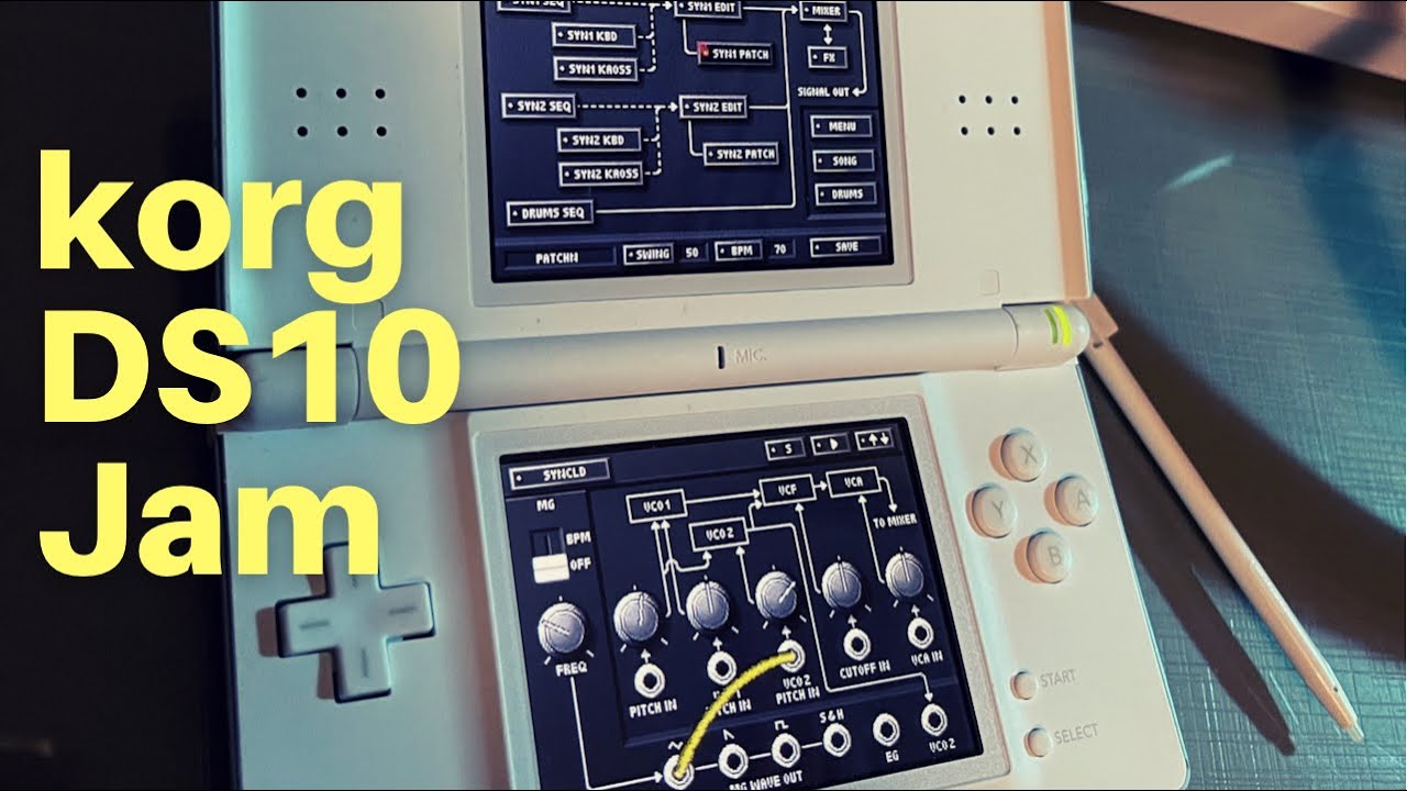 Korg DS-10 Jam - Nintendo DS Lite - YouTube