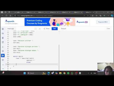 membuat program kalkulator sederhana - YouTube