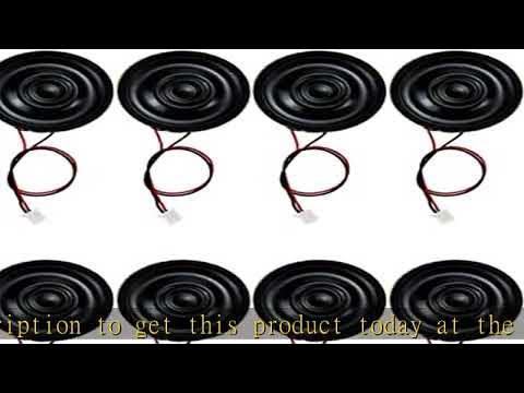 Xiaoyztan 10Pcs 1W 8Ohm Round Internal Magnet Mini Loudspeaker MP3 MP4 Player Speaker - YouTube