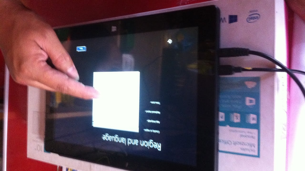 how to hard reset UNISURF windows tablet 10" - YouTube