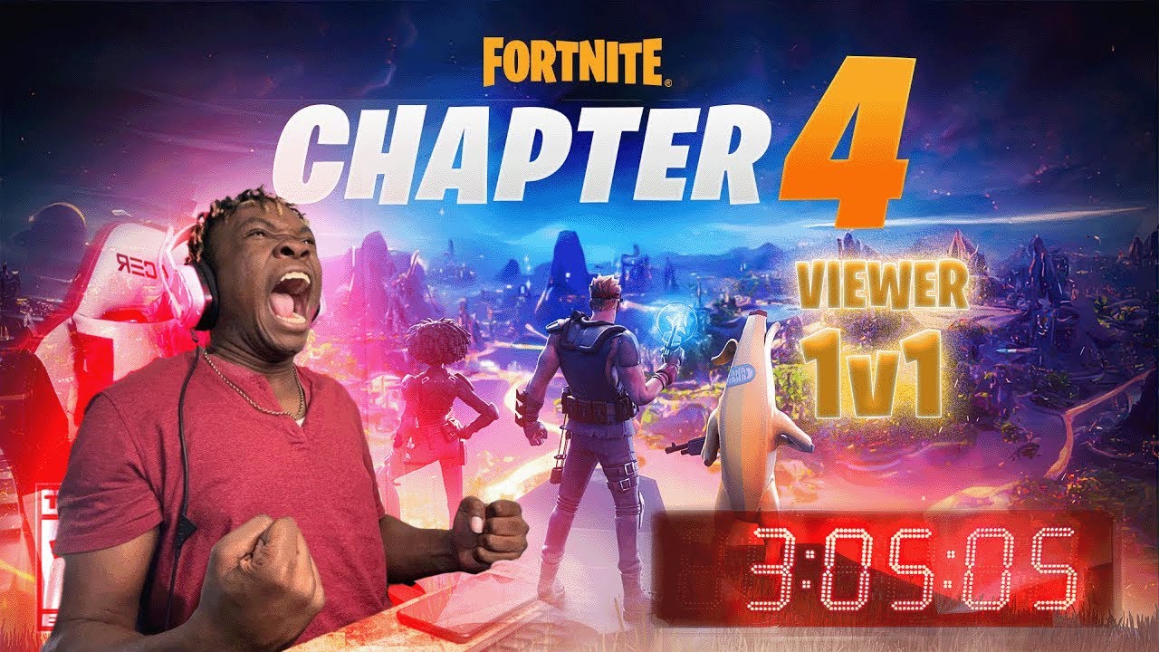 🔴 LIVE 🔴 Chapter 4 FRACTURE EVENT | 1v1 And REACTING Viewers | # ...