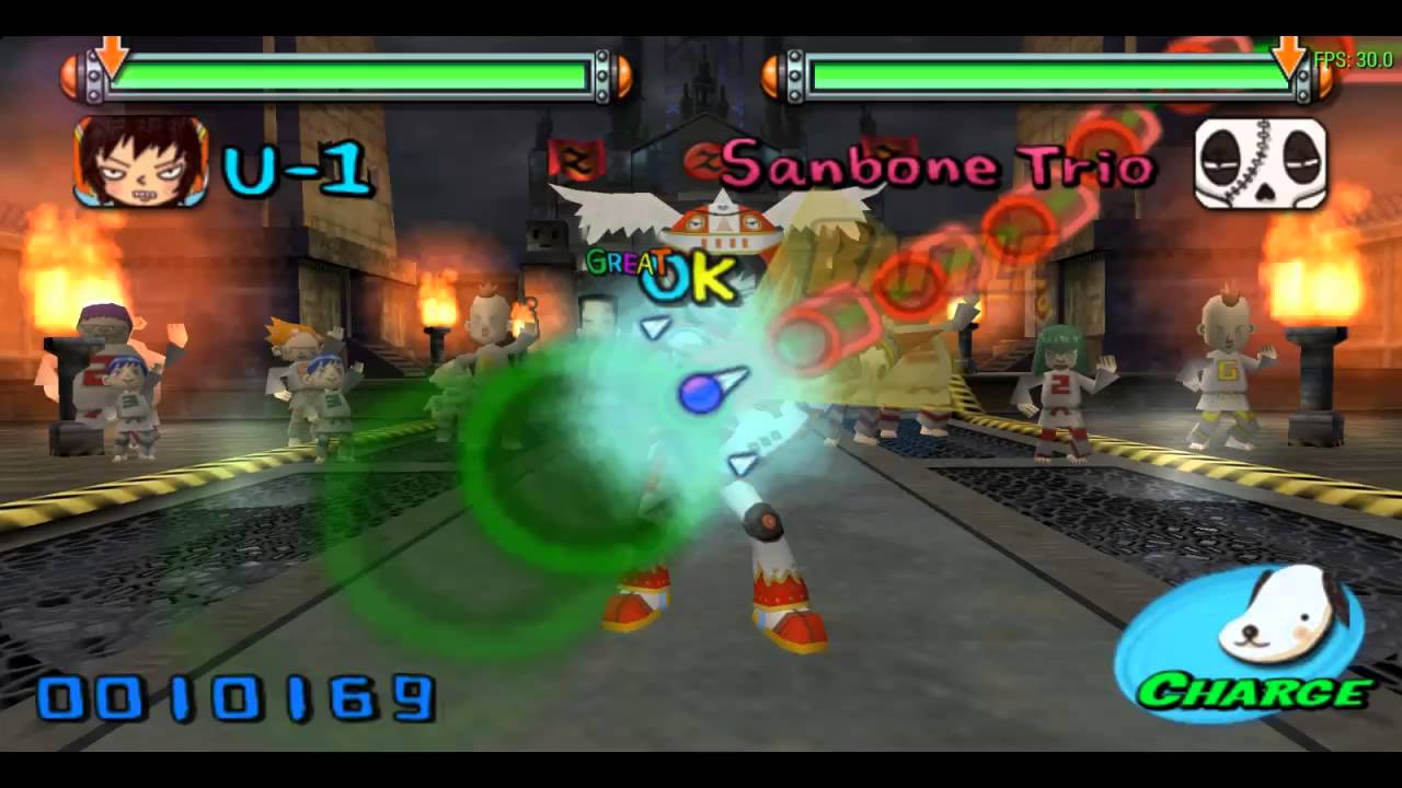 PPSSPP - Gitaroo Man : Sanbone Trio Stage - YouTube