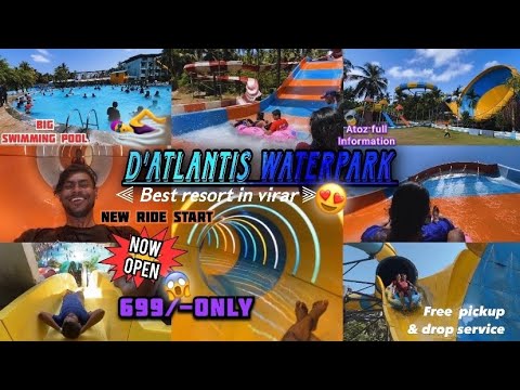 D'Atlantis Resort Virar😍 l A to Z Details Best Water Park nearMumbai # ...
