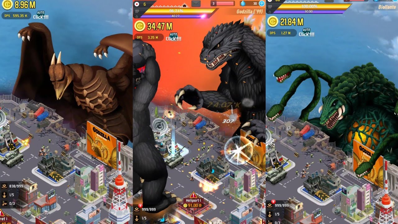 More powerful Godzilla attack | Godzilla defence Force | - YouTube