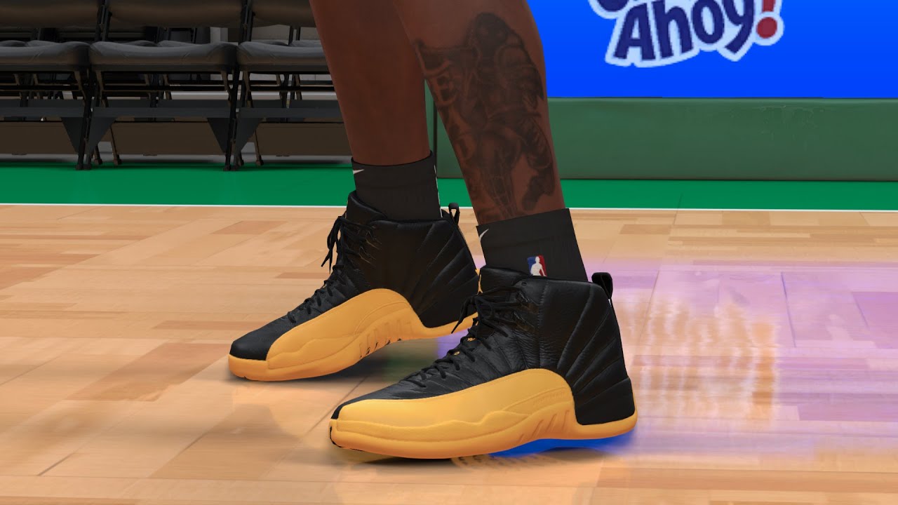 NBA 2K24 Next Gen Shoe Creator - Air Jordan 12 "University Gold" - YouTube